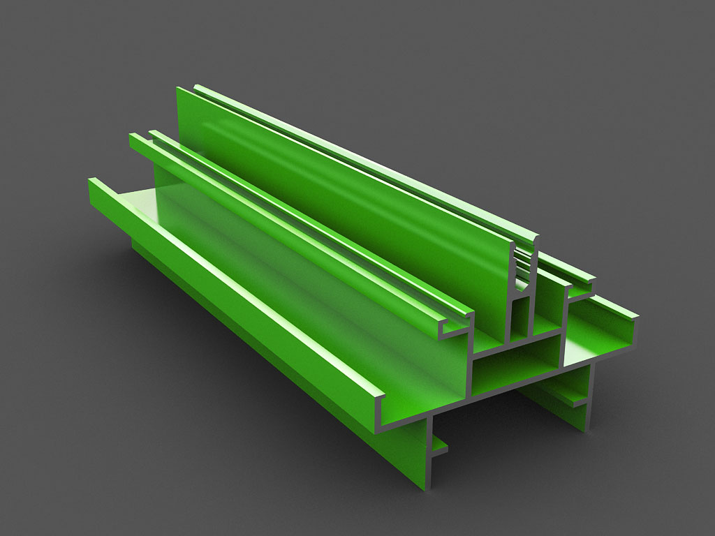 TT1100- Horizontal profile – شرکت تتا آلومینیوم ایران